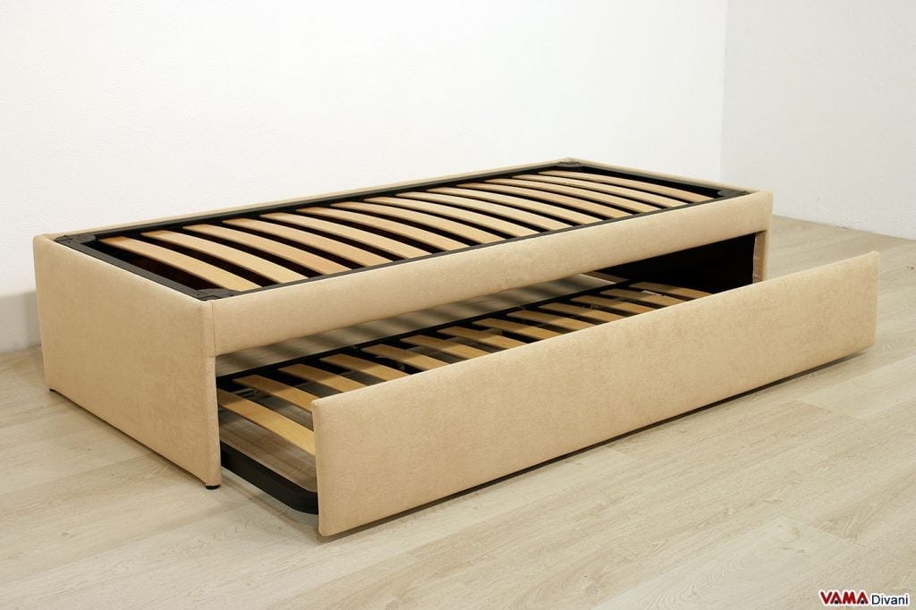 Letto Singolo con Letto Estraibile - VAMA Divani