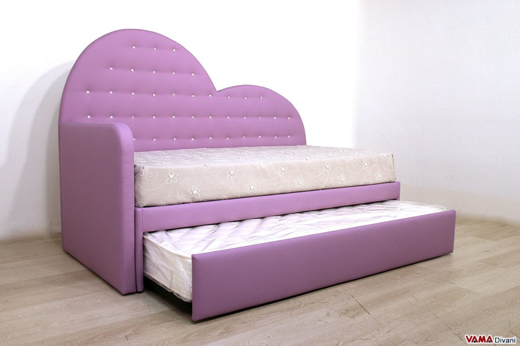 Letto Singolo con Letto Estraibile - VAMA Divani