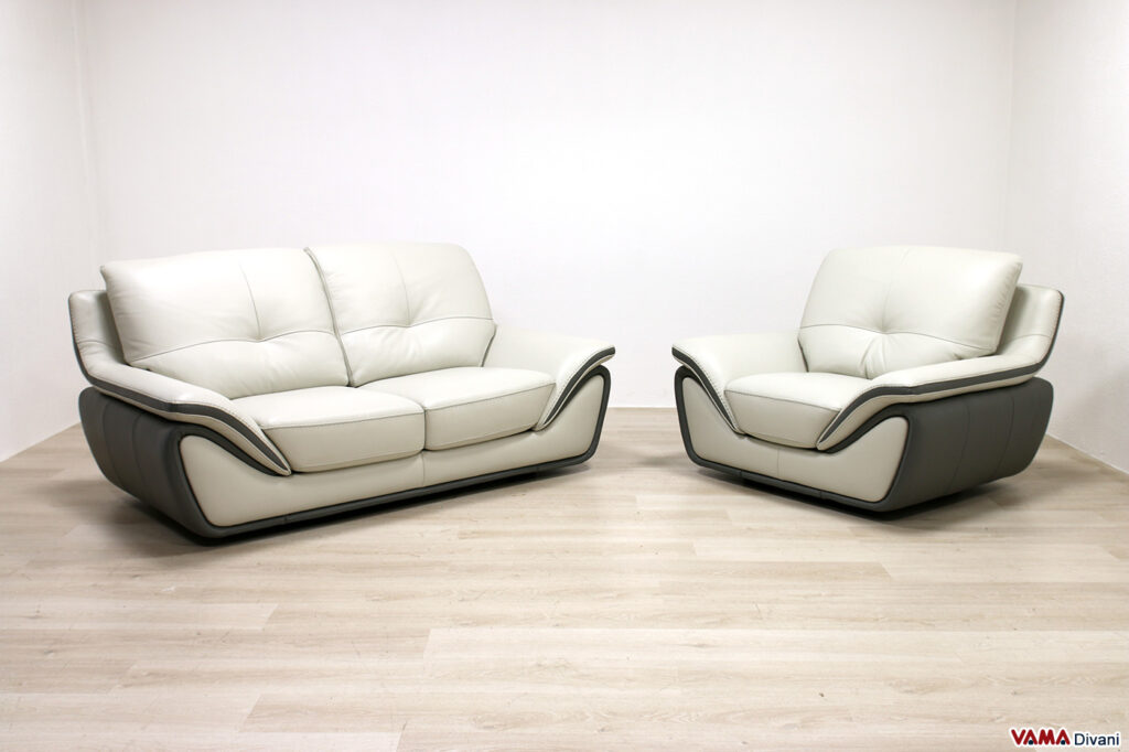 Divano moderno bicolore Bora Bora - VAMA Divani