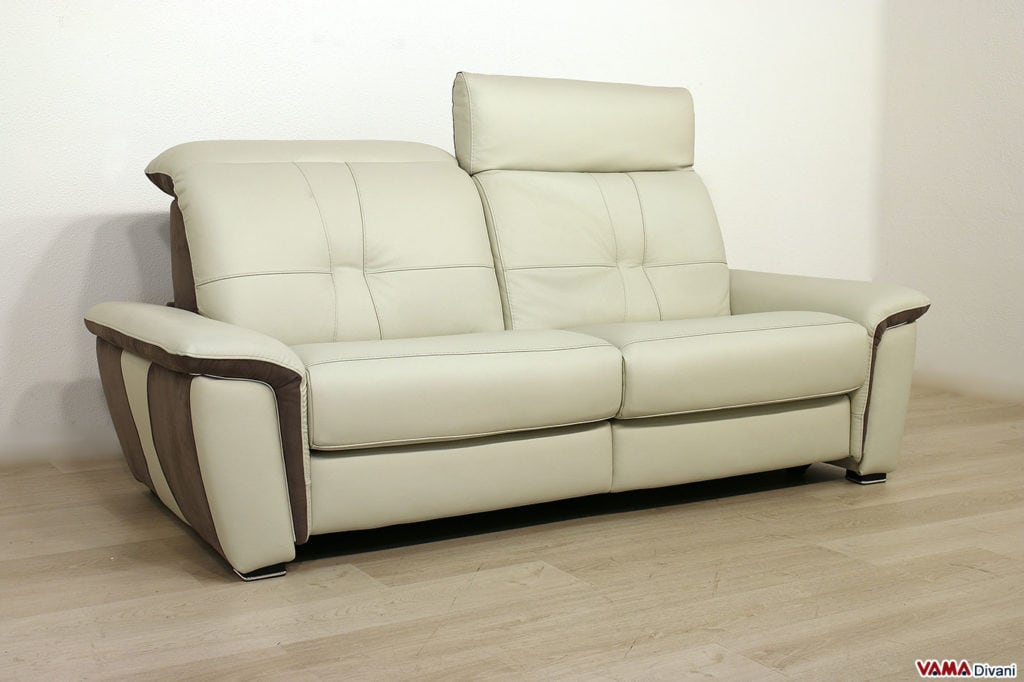 OFFERTA | Divano in pelle e microfibra Bruce - VAMA Divani