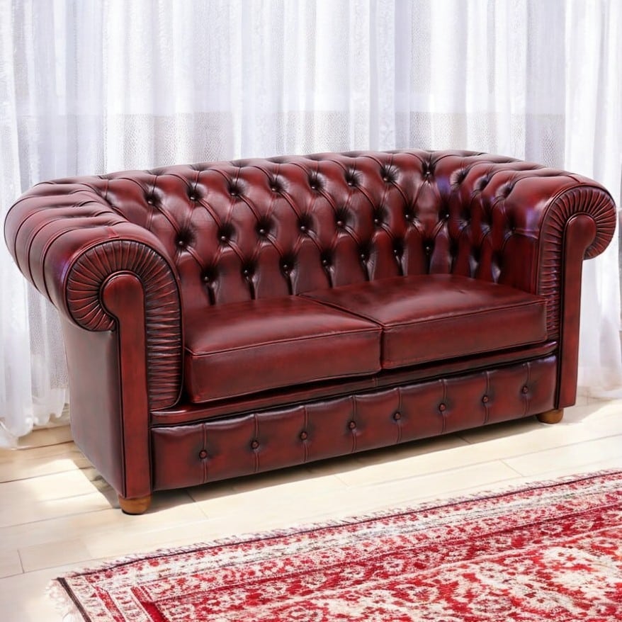Divani Chesterfield 2 posti in pelle - VAMA Divani